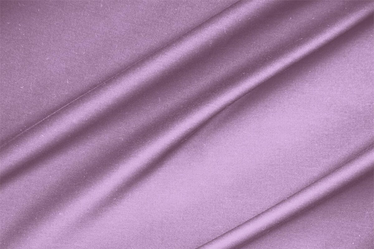 Tessuto Rasatello di Cotone Stretch Viola Lilla in Cotone, Stretch per ...