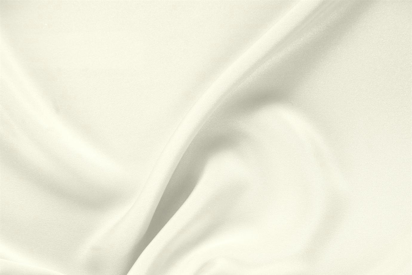 Tessuto Drap Bianco Avorio in Seta per abbigliamento